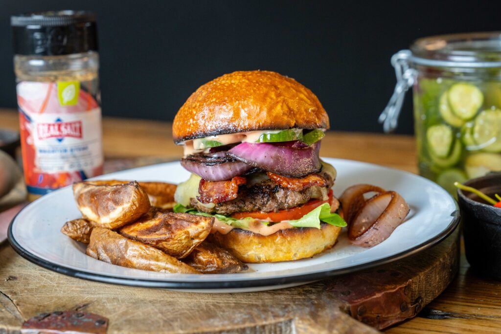 Loaded Burgers and Wedge Fries - Redmond Heritage Farms